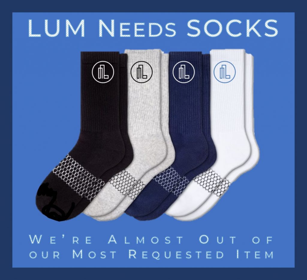 LUM Needs Socks - Lafayette Urban Ministry